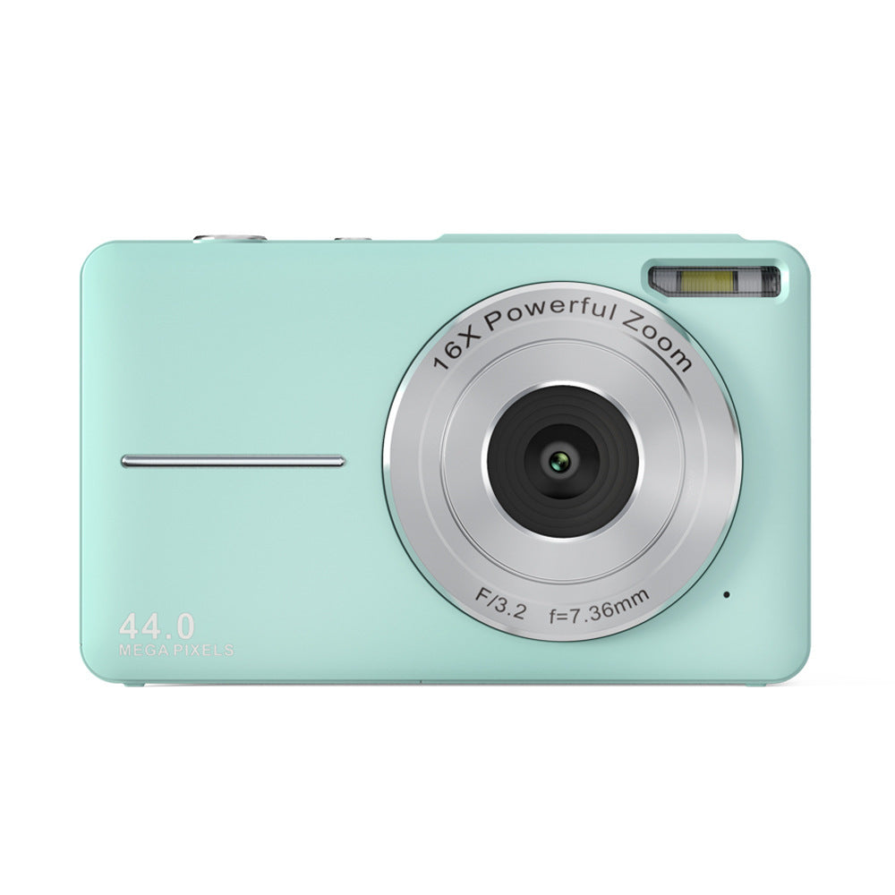 Green DC403 Digital Camera Bundle - Fixed Focus, 2.4-Inch Screen, 32GB