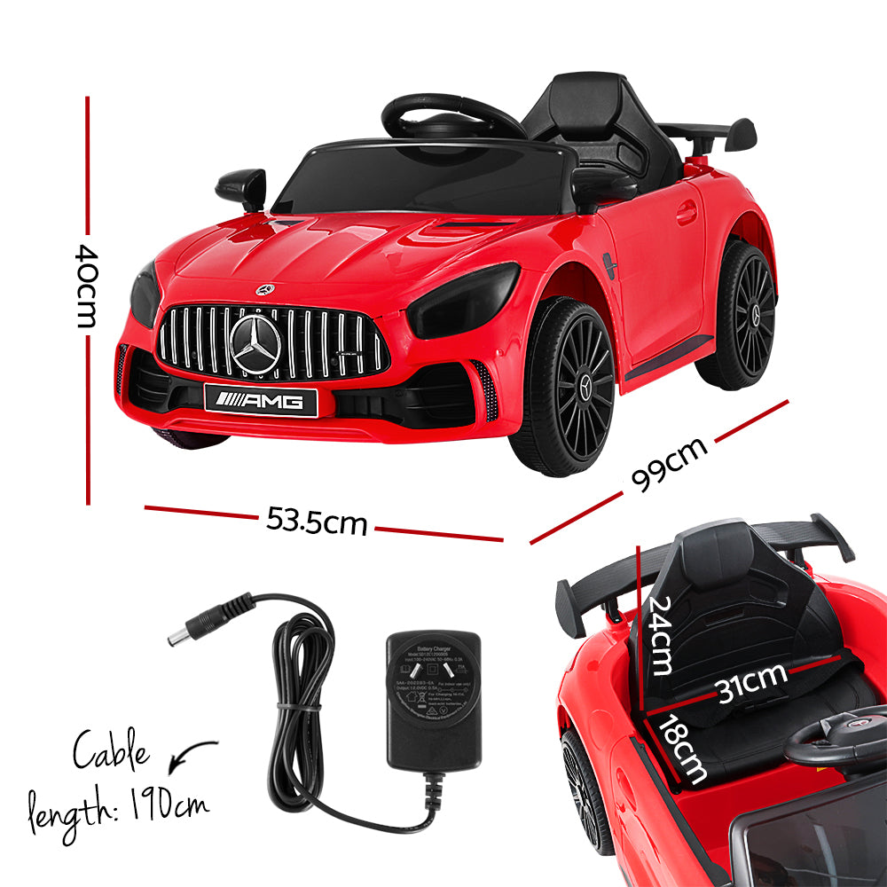 Kids Electric Ride On Car Mercedes-Benz AMG GTR Licensed Toy Cars Remo ...