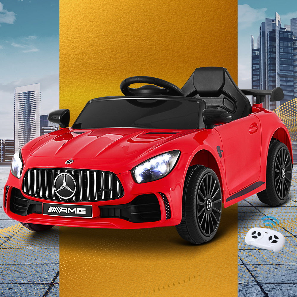 Kids Electric Ride On Car Mercedes-Benz AMG GTR Licensed Toy Cars Remo ...