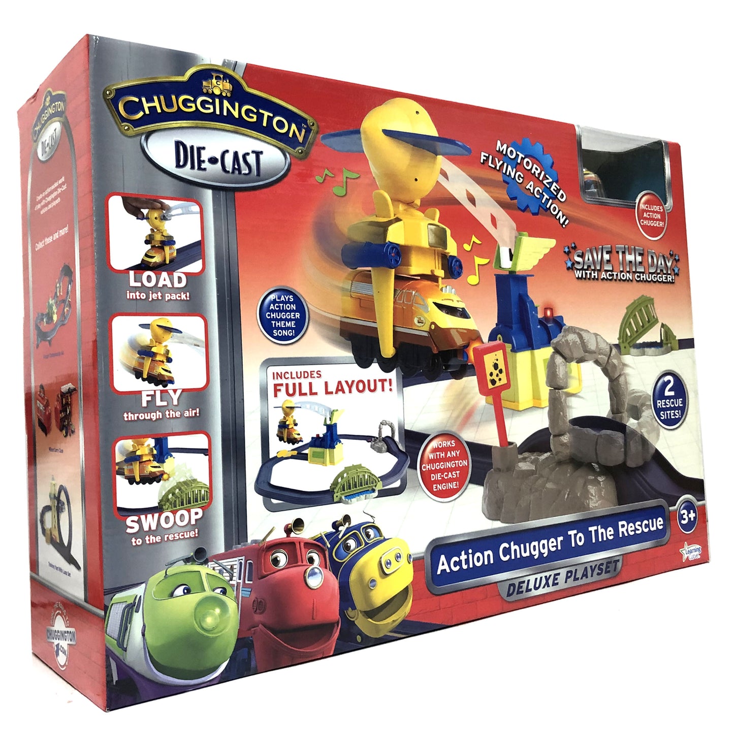 Chuggington Die Cast Train Action Chugger to the Rescue Track Playset ...