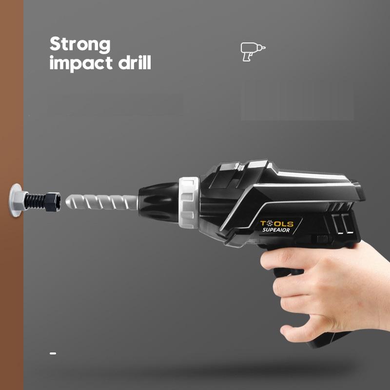 Toy Power Workbench, Kids Power Tool Bench Construction Set with Tools ...