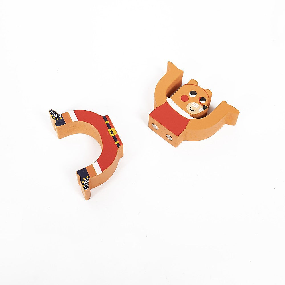 Wooden Bear Building Blocks - Educational Toy Set – LIVELY CHILDHOOD HUB